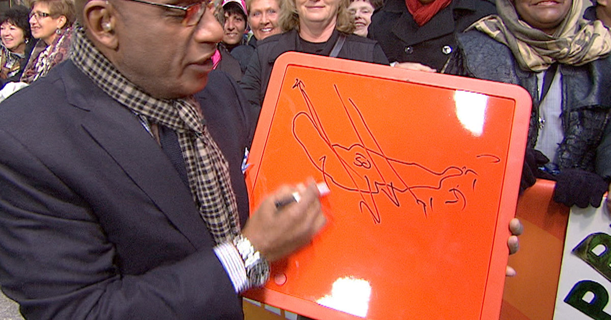 Al Roker does the weather old school