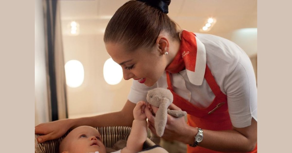 Airline launches 'flying nannies'