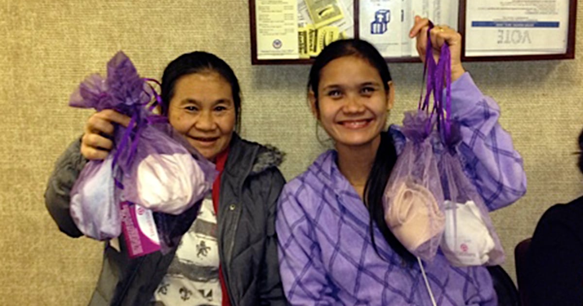 Charity supports women in need, literally -- with bras