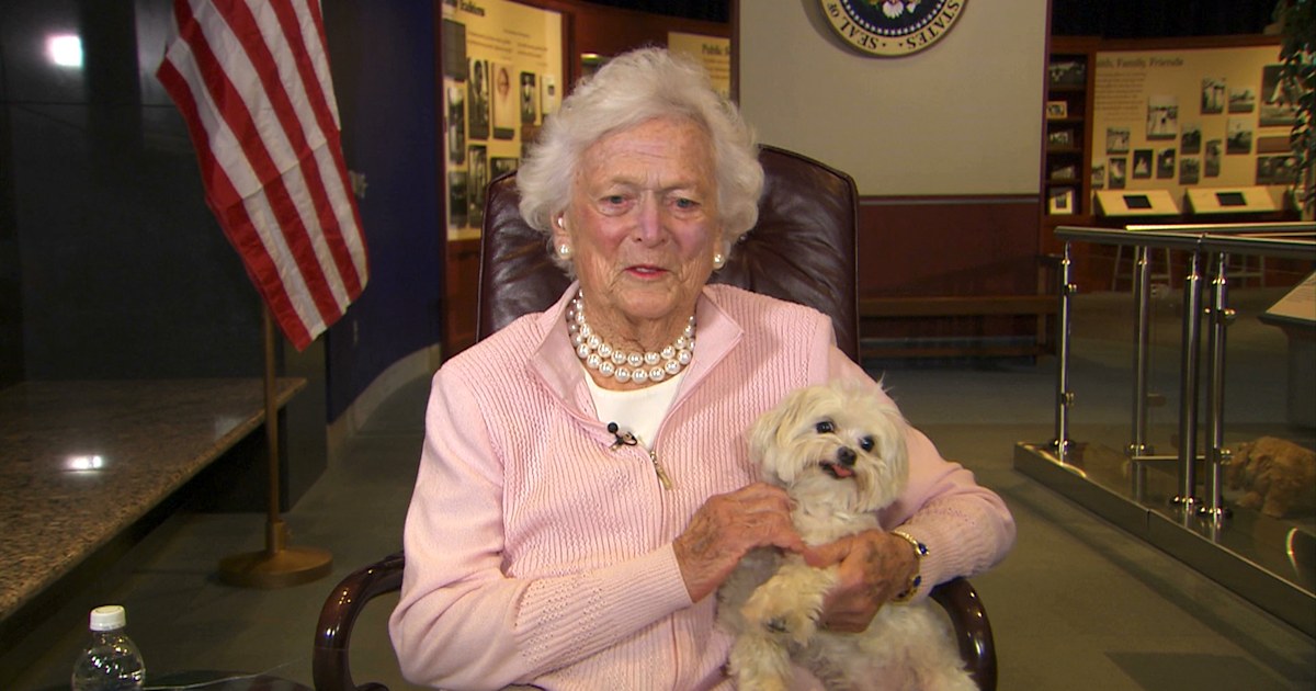 Will Barbara Bush let her son paint her? 'Absolutely not'