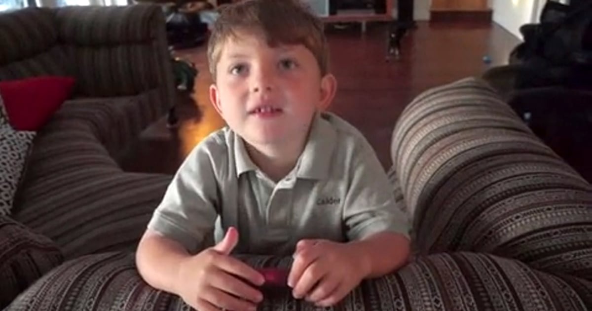 Memory of boy, 7, kept alive by 'Mr. Awesome' drawing