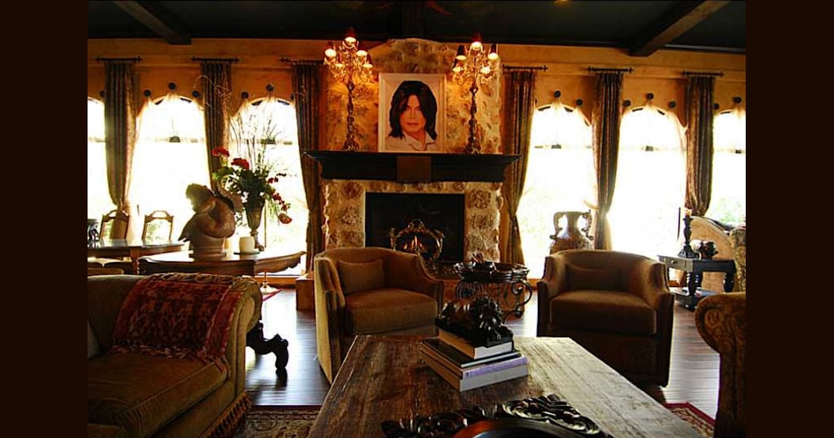 michael jackson house inside