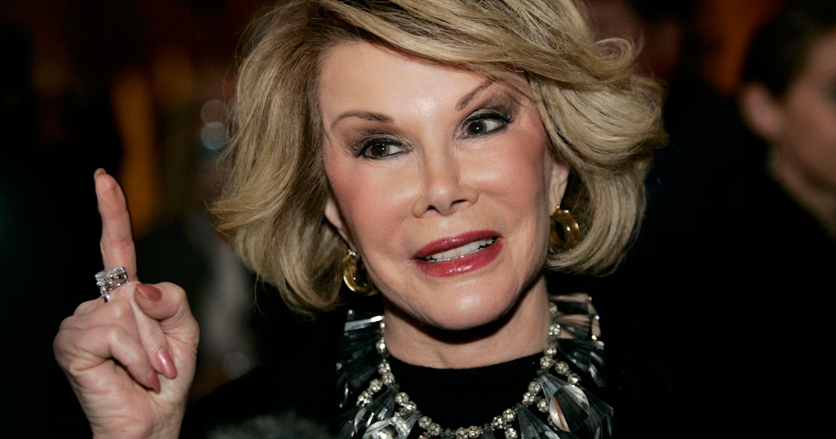 Joan Rivers: 8 ways the comedy legend laughed at herself
