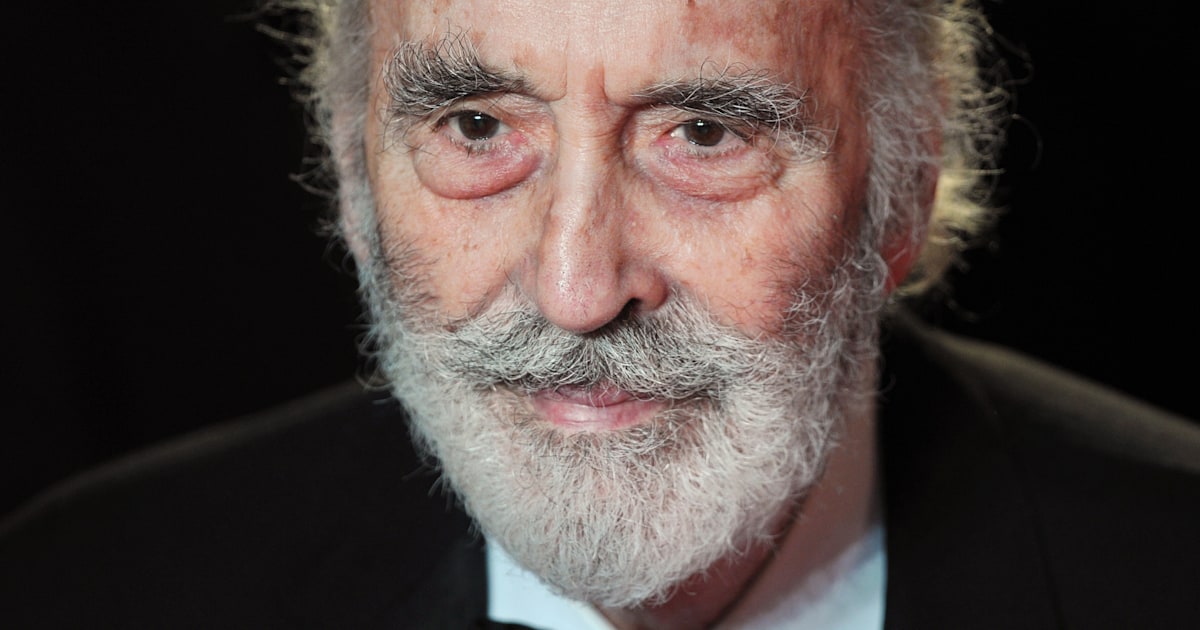 Christopher Lee, 92, goes viral with heavy metal holiday hit