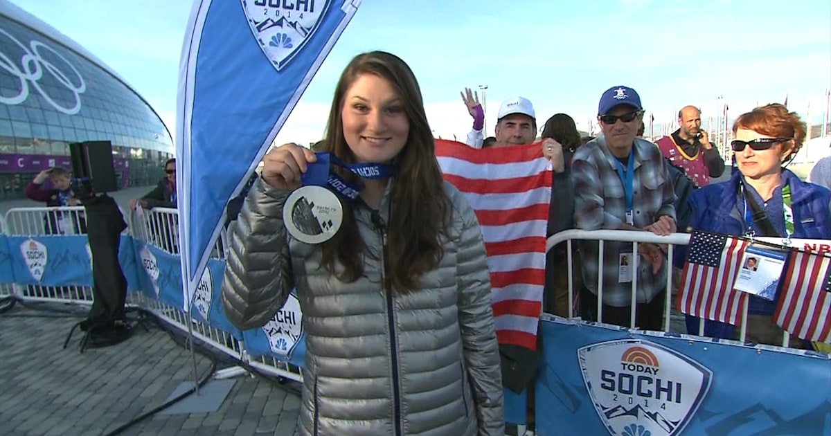 Minutes before Devin Logan's medal: Barking and a banana