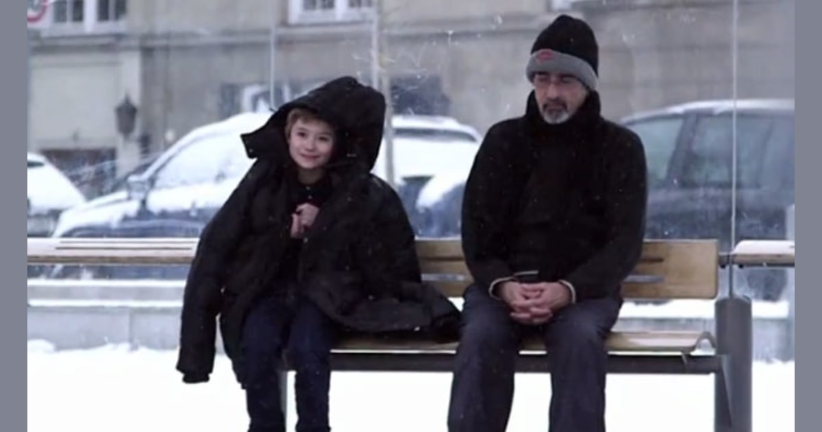 Watch how strangers react to a freezing child in viral video