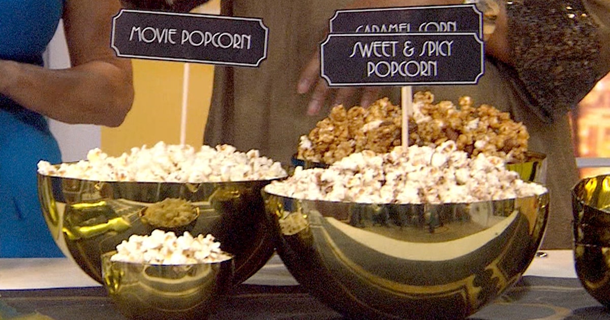 Academy Award-winning popcorn and cocktail recipes