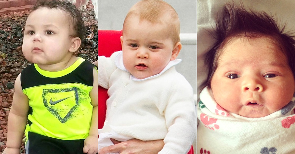 Prince George and 18 more babies with enormous cheeks
