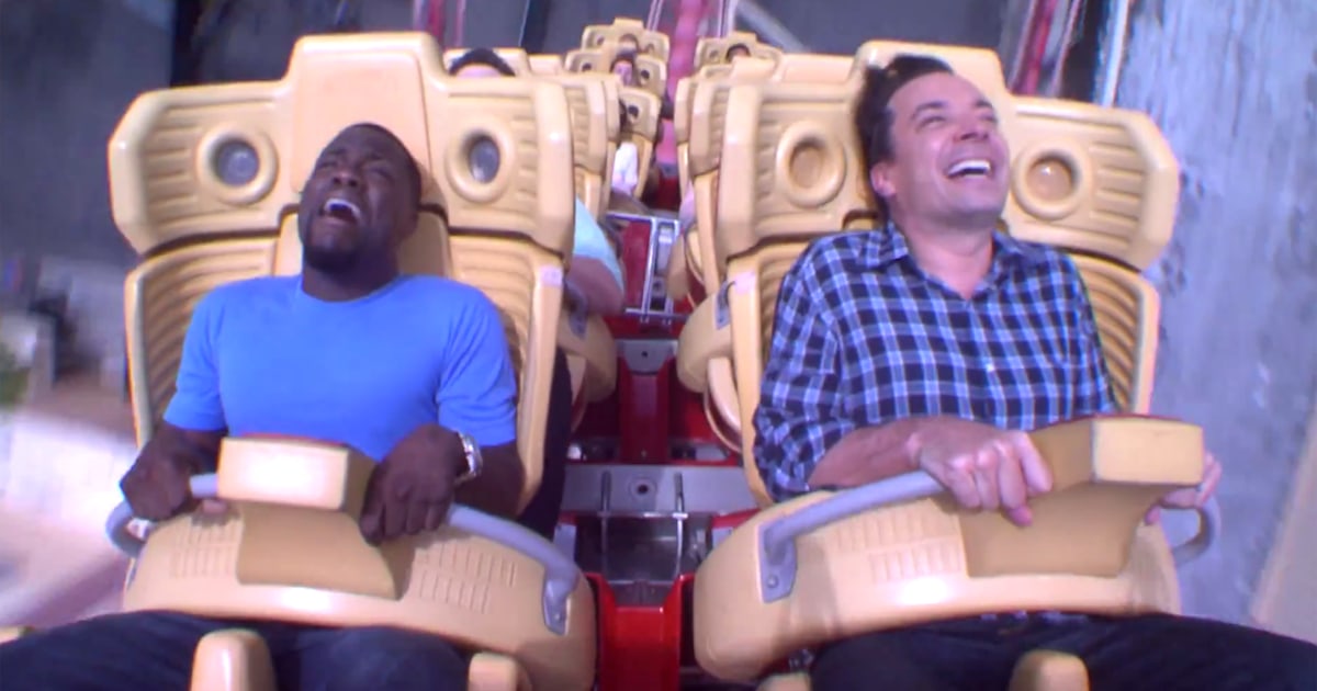 No one has ever been as scared as Jimmy Fallon and Kevin Hart on a ...
