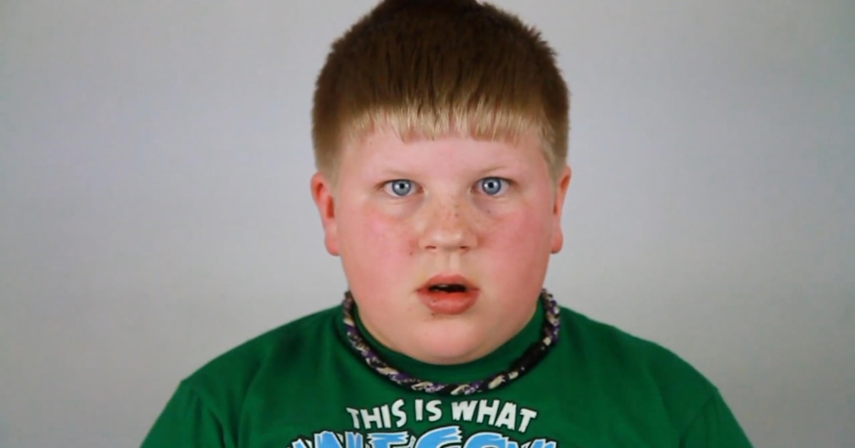 Boy, 11, reacts with shock, tears when he learns he'll be a big brother