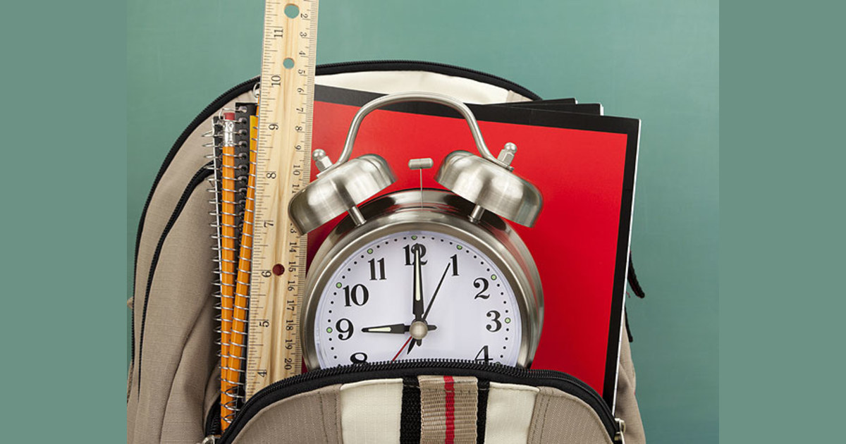 On Time for School: Nighttime Tips for Parents and Kids