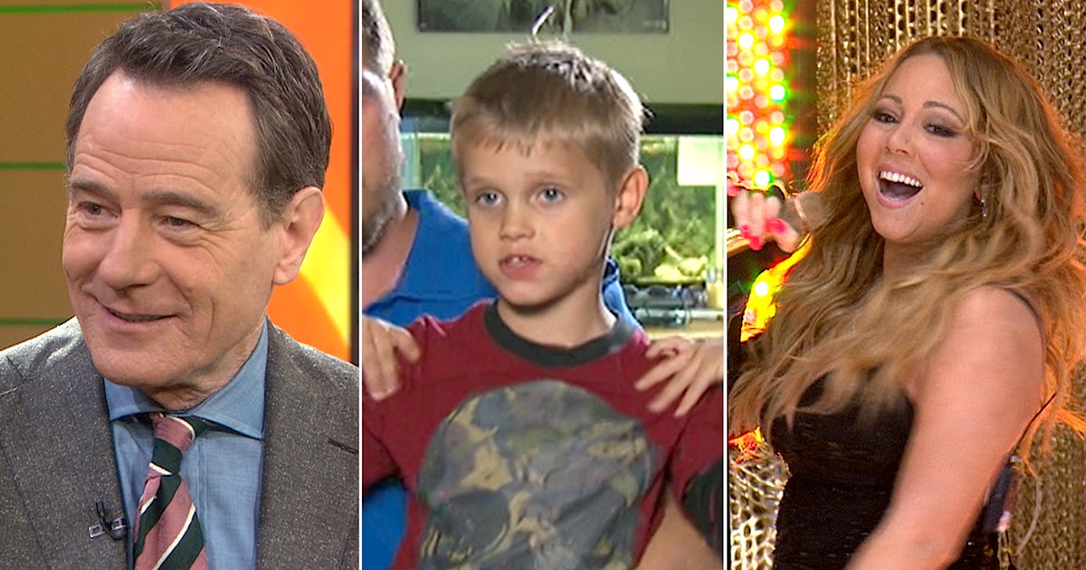 TODAY's Takeaway: Mariah Carey rocks the plaza; Bryan Cranston talks 'Godzilla'