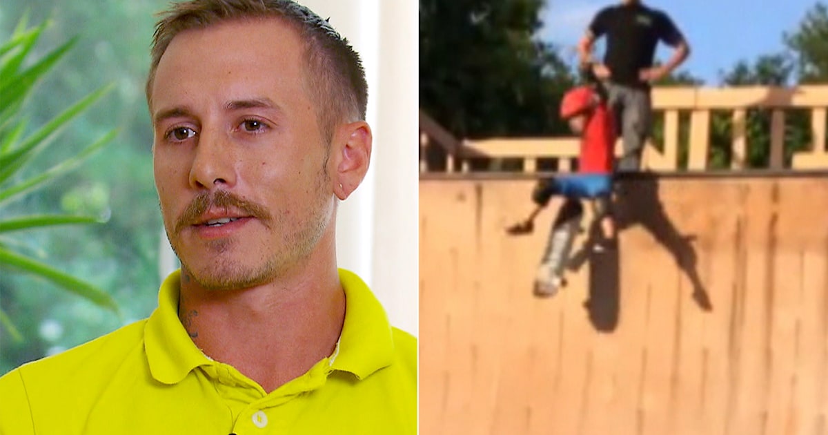 Dad: Kicking son down skateboard ramp was 'a bonehead decision'