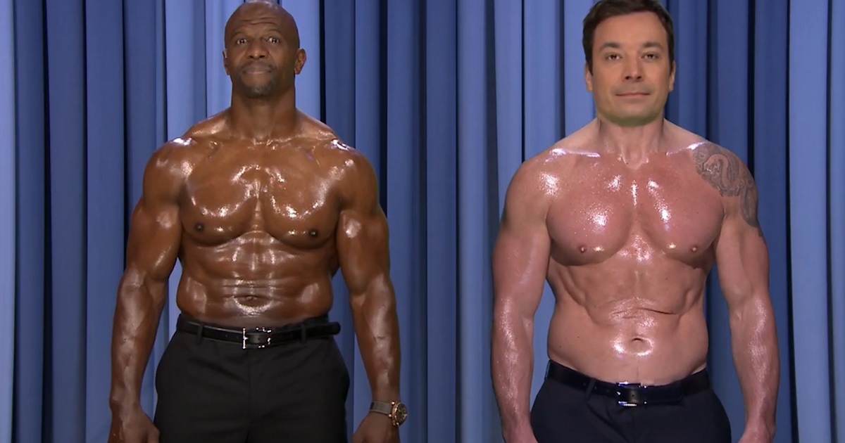 Jimmy Fallon and Terry Crews 'nip sync' on 'Tonight Show'