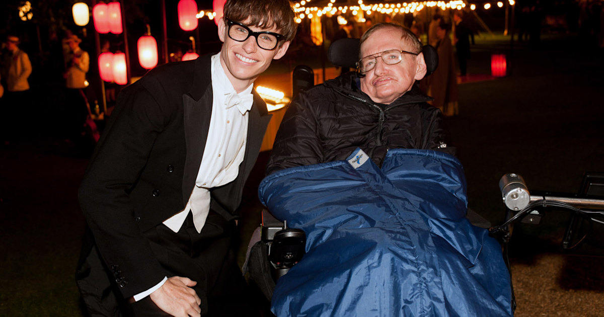 Brief history of movie time: Stephen Hawking surprises actor playing him