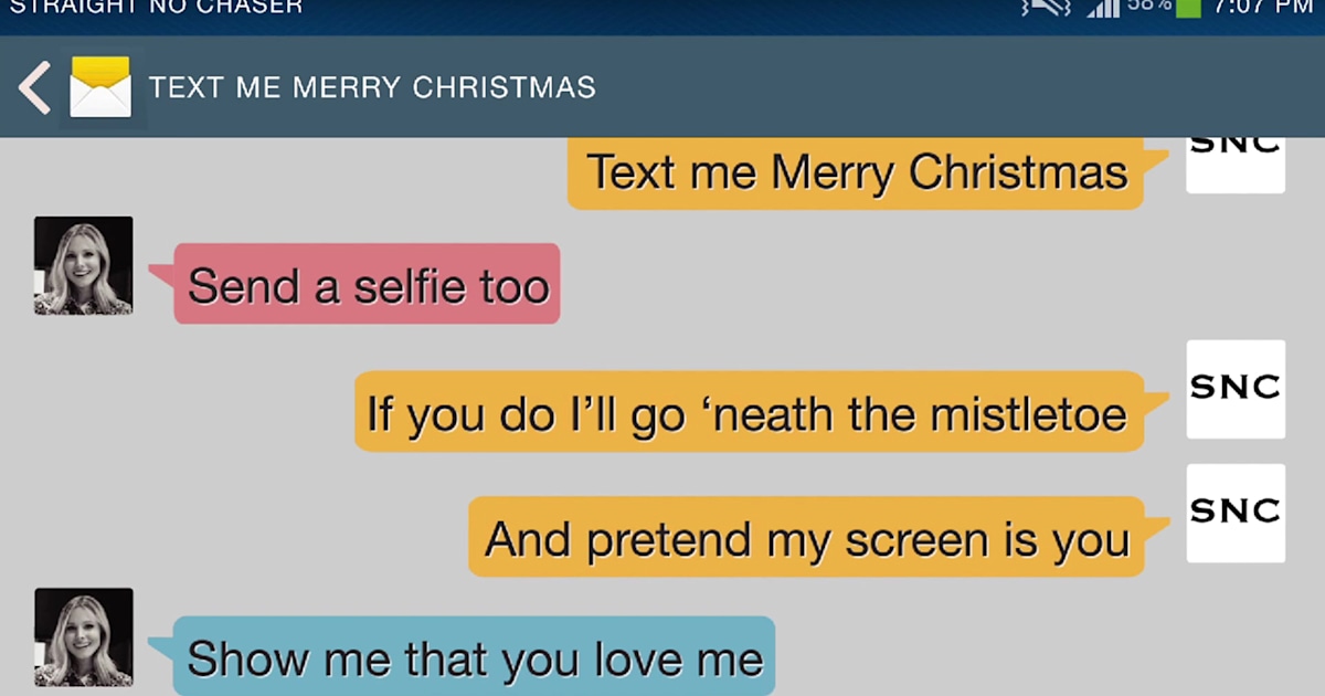 Kristen Bell sings the modern holiday ode 'Text Me a Merry Christmas'