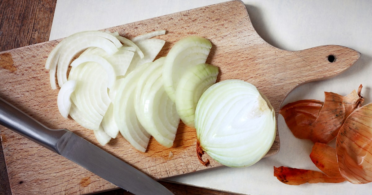 chopping onions hack