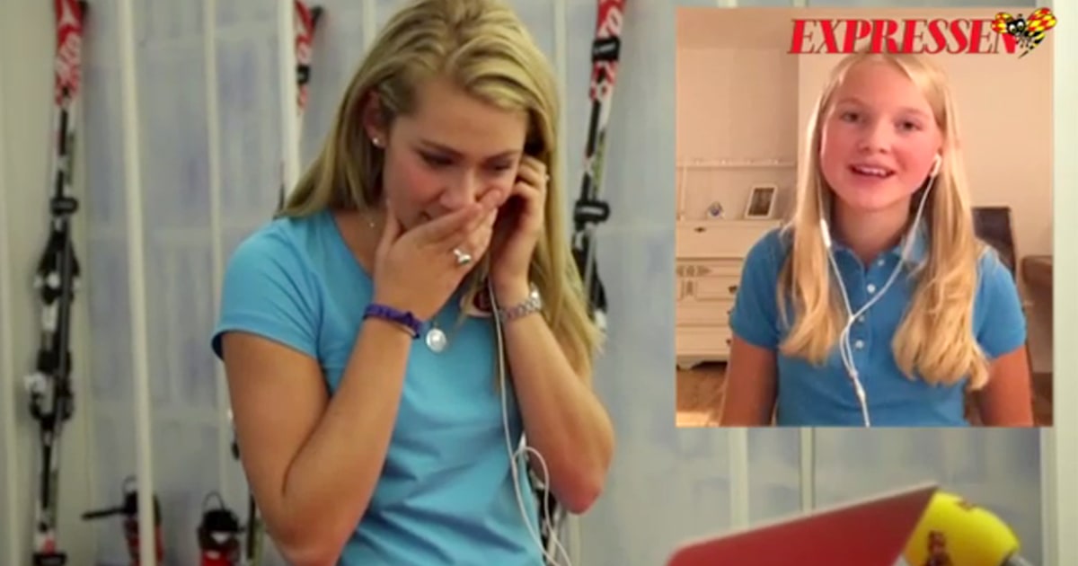 Mikaela Shiffrin moved to tears by young fan who battled leukemia