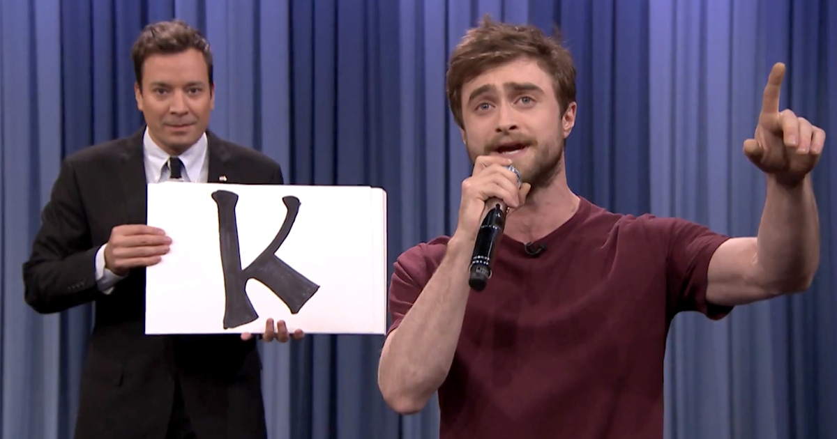Daniel Radcliffe raps Blackalicious tune on 'Tonight Show'