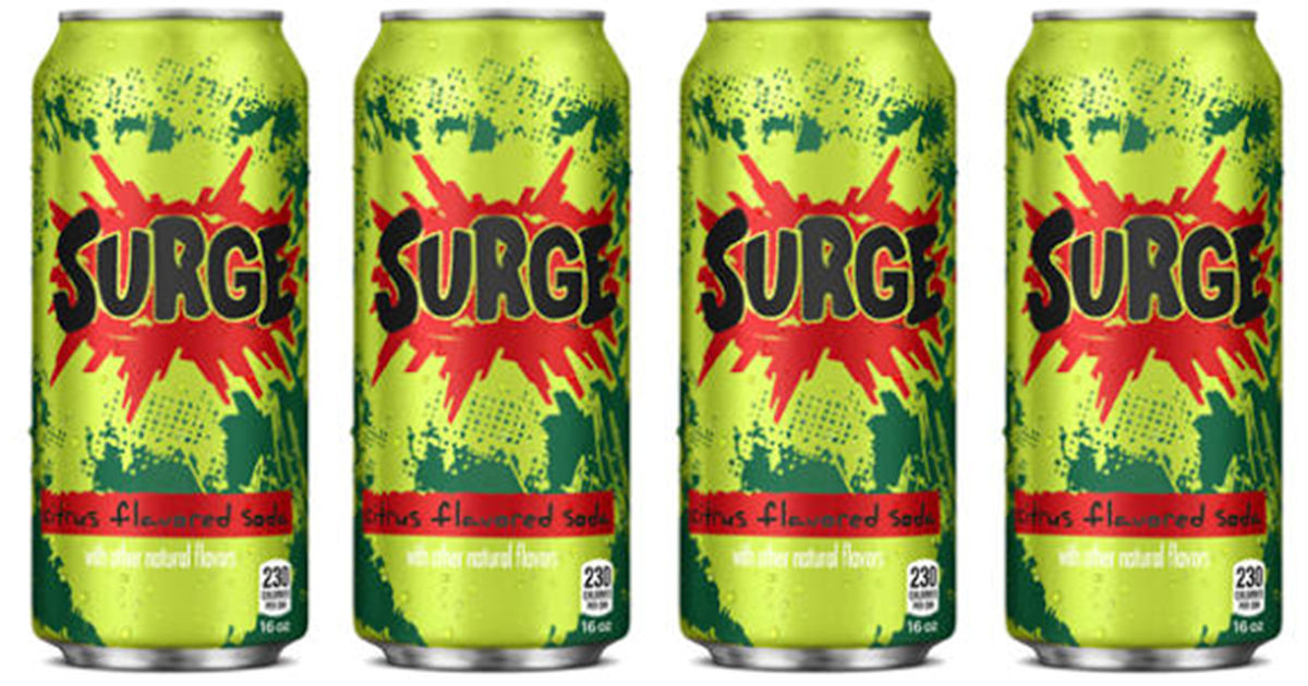 'Surge' soda makes a comeback, but here are 6 retro treats we pine for
