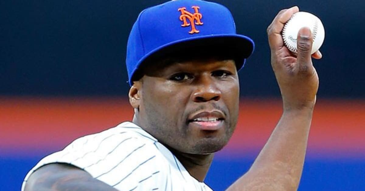 Watch 50 Cent's Amazingly Bad Ceremonial Pitch for the Mets